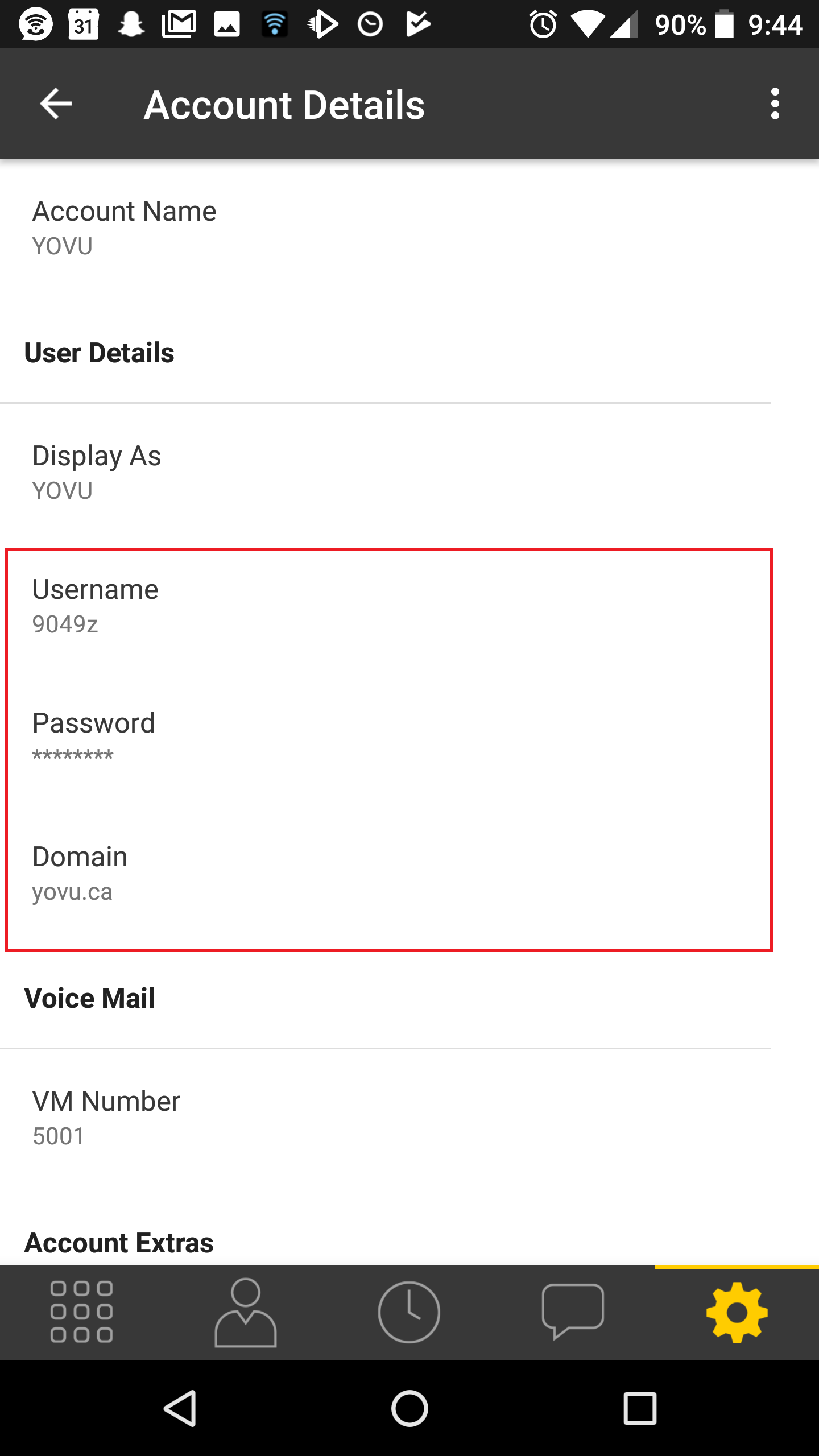 Configuring Bria Mobile App Client