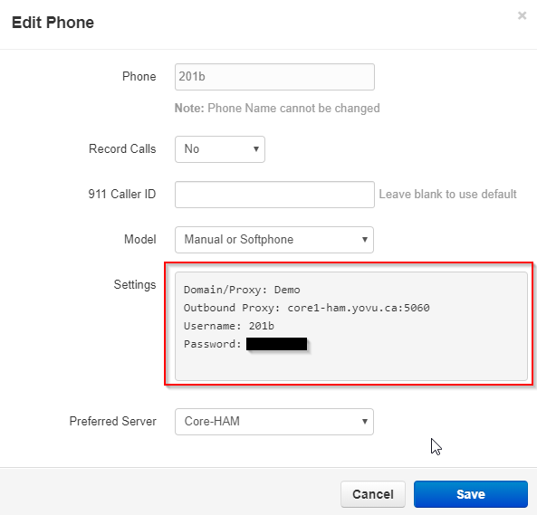 Configuring Bria Mobile App Client